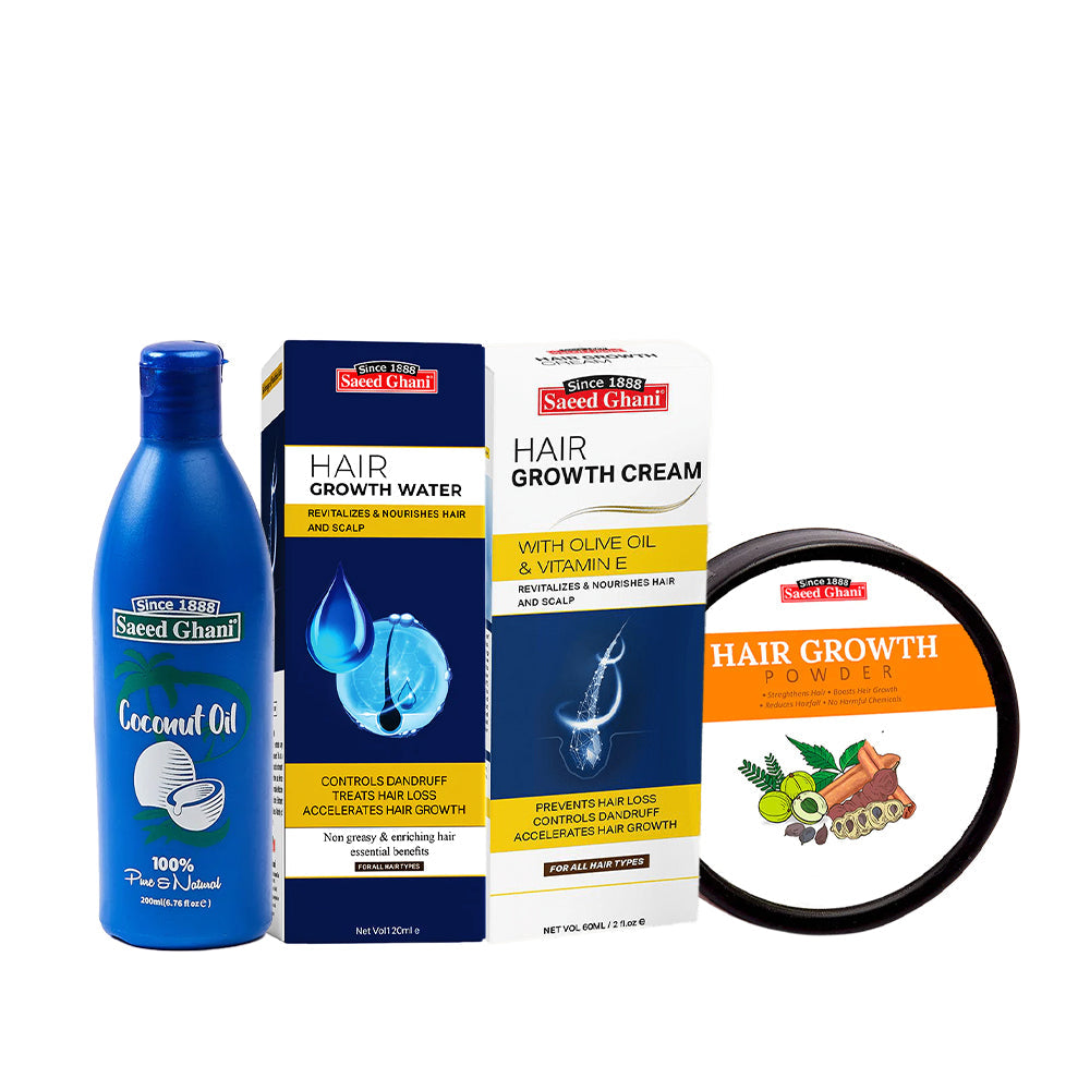 Buy Saeed Ghani Hair Growth Bundle Online in Pakistan – Shopaholic.pk