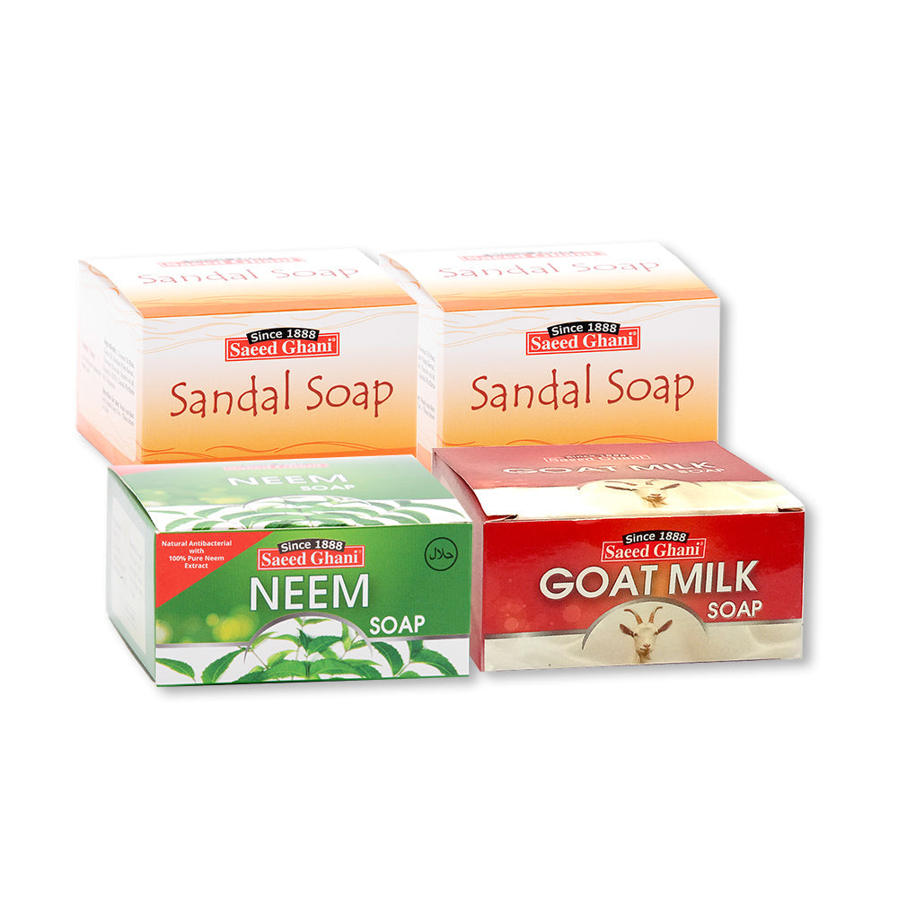 Buy Saeed Ghani Pack of 4 Soaps Online in Pakistan – Shopaholic.pk