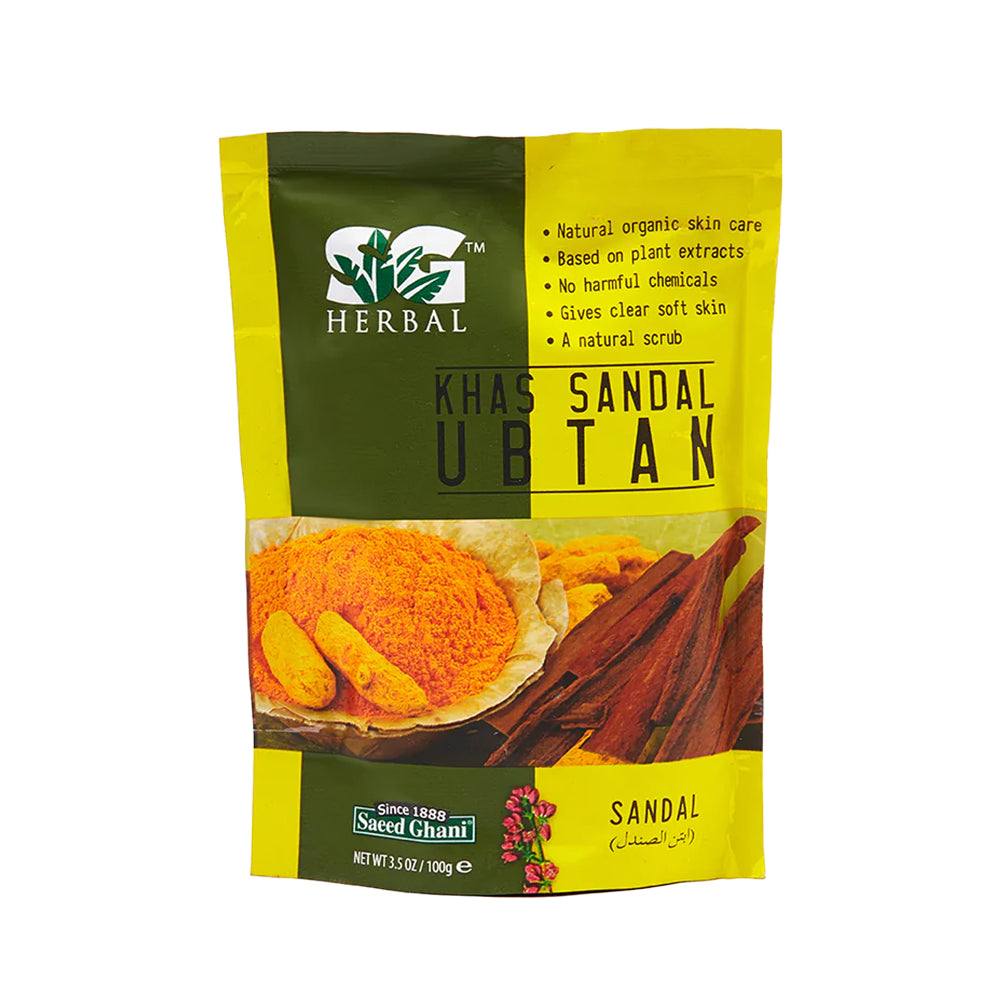 Buy Saeed Ghani Khas Sandal Ubtan Powder Online in Pakistan – Shopaholic.pk