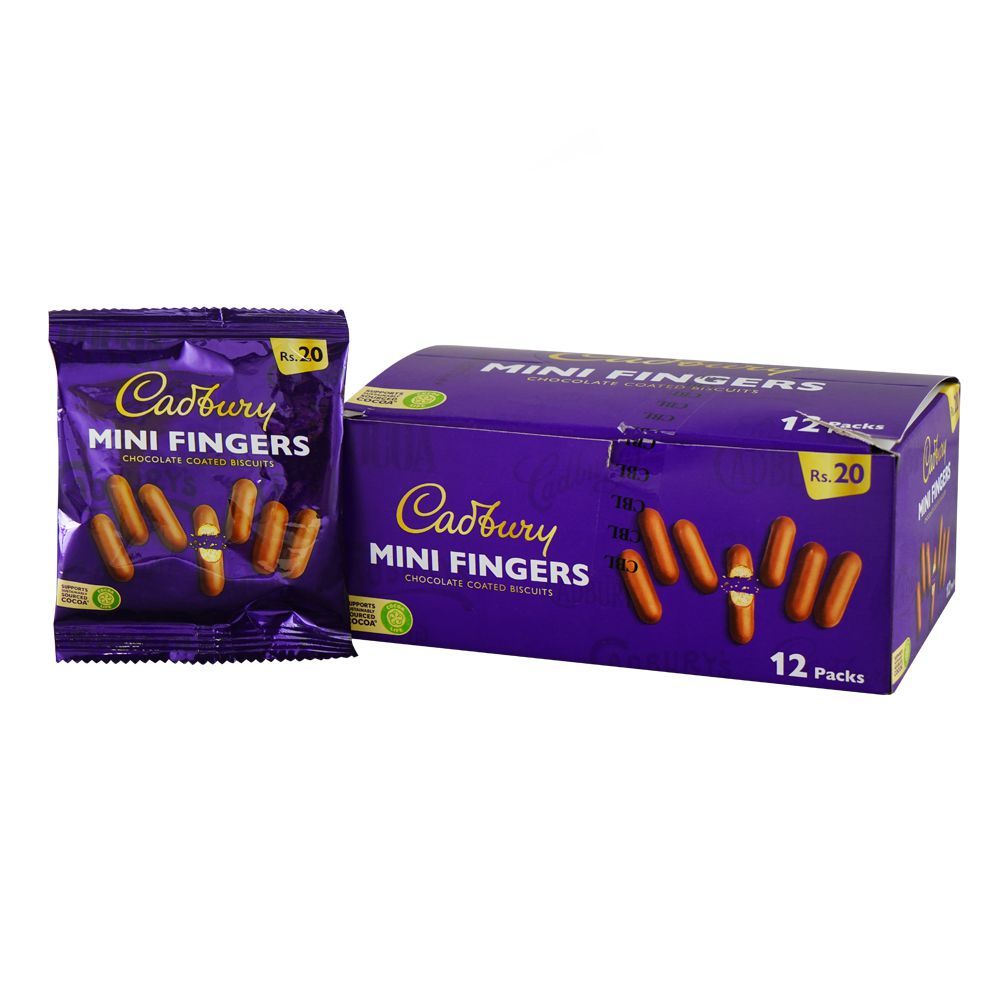 Buy Cadbury Mini Fingers Chocolate, 44g Online in Karachi – Shopaholic.pk