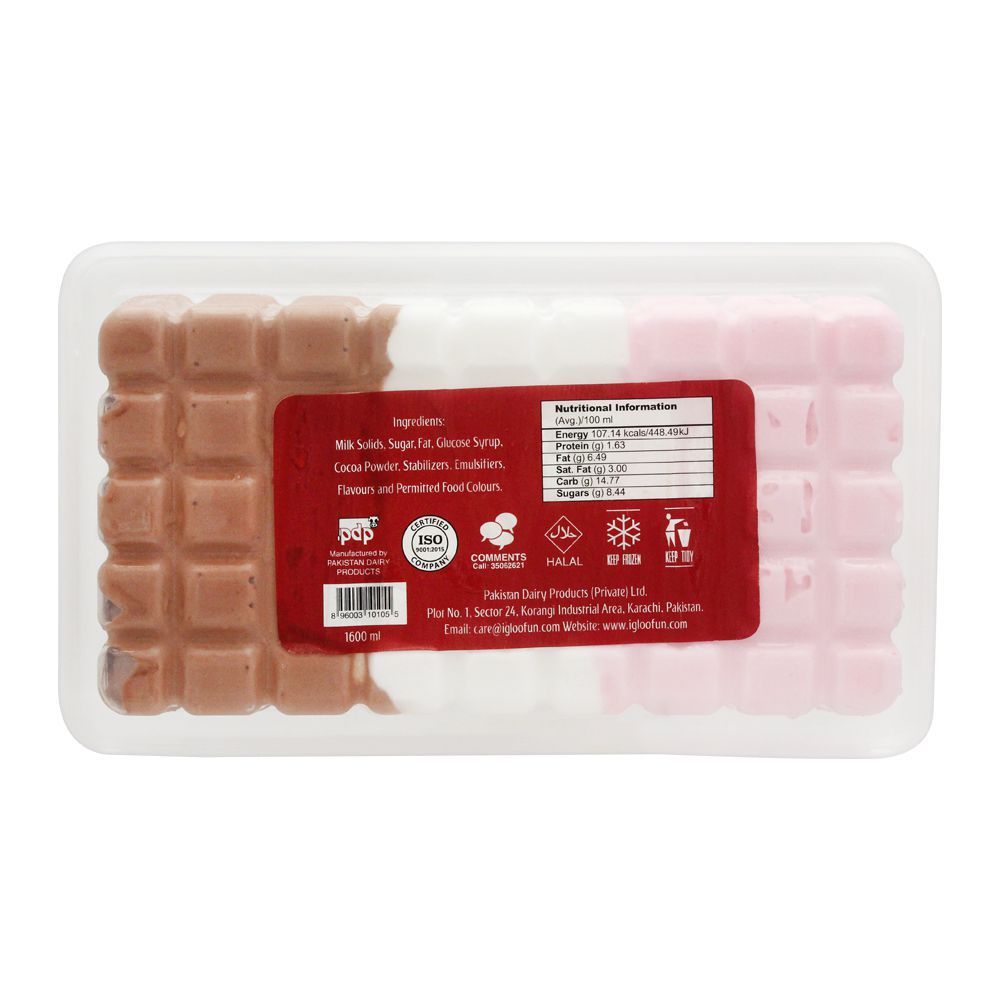 Buy Igloo Triple Delight Frozen Dessert, 2 Liters in Karachi ...