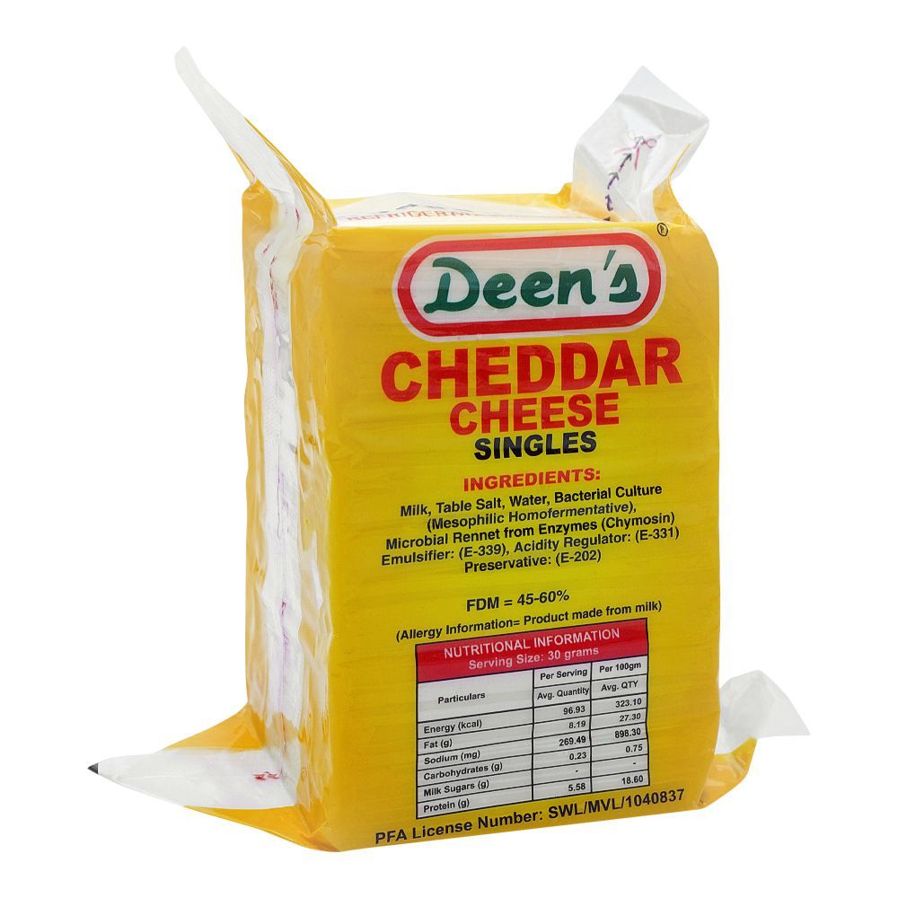 Buy Deen's Cheddatr Slice Cheese, 1kg Online in Karachi – Shopaholic.pk
