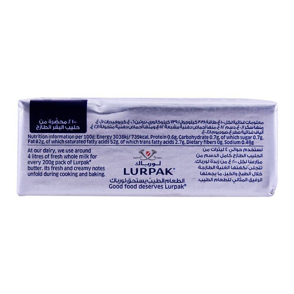 Buy Lurpak Salted Butter 200g Online in Karachi – Shopaholic.pk