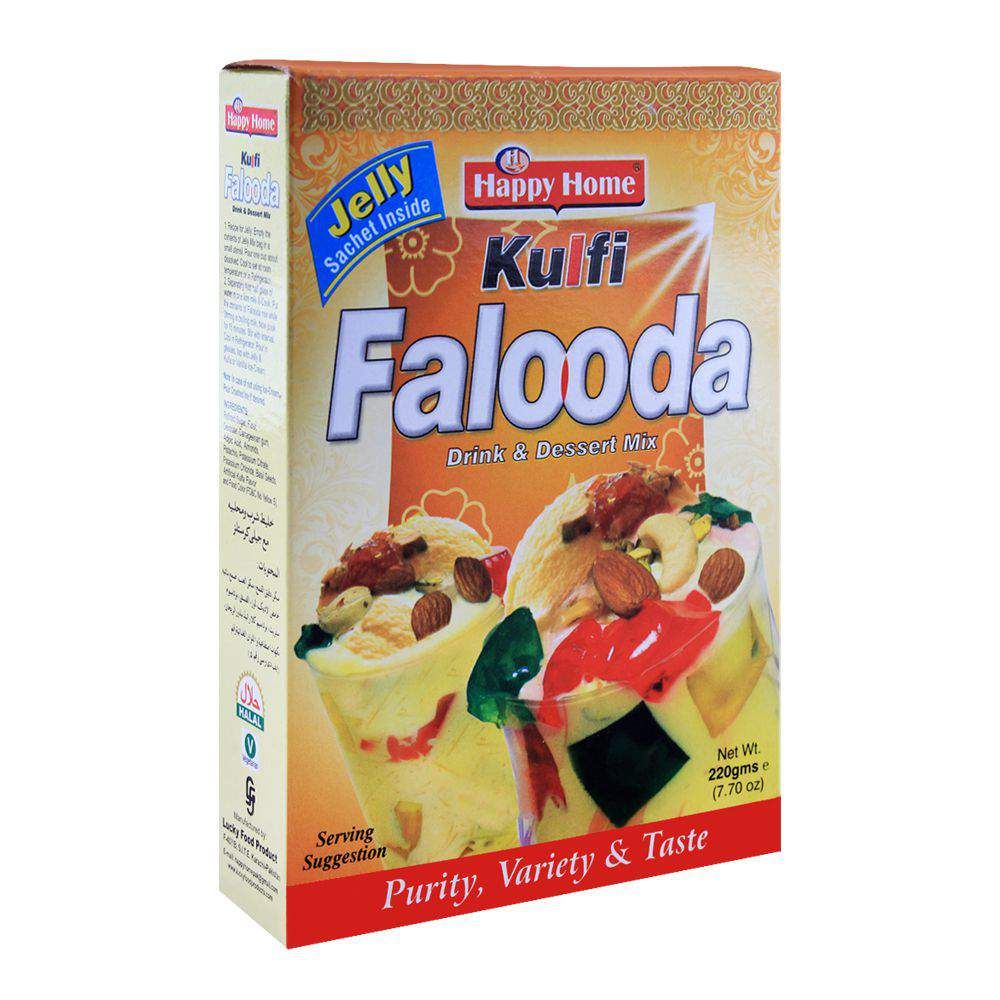 Buy Happy Home Kulfi Falooda Drink & Dessert Mix 225g – Shopaholic.pk