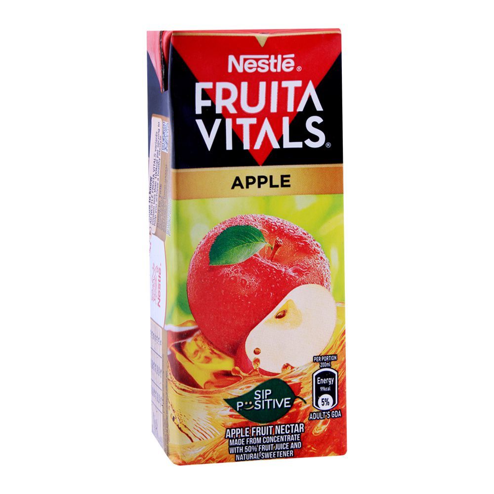 Buy Nestle Fruita Vitals Apple Fruit Nectar 200ml – Shopaholic.pk