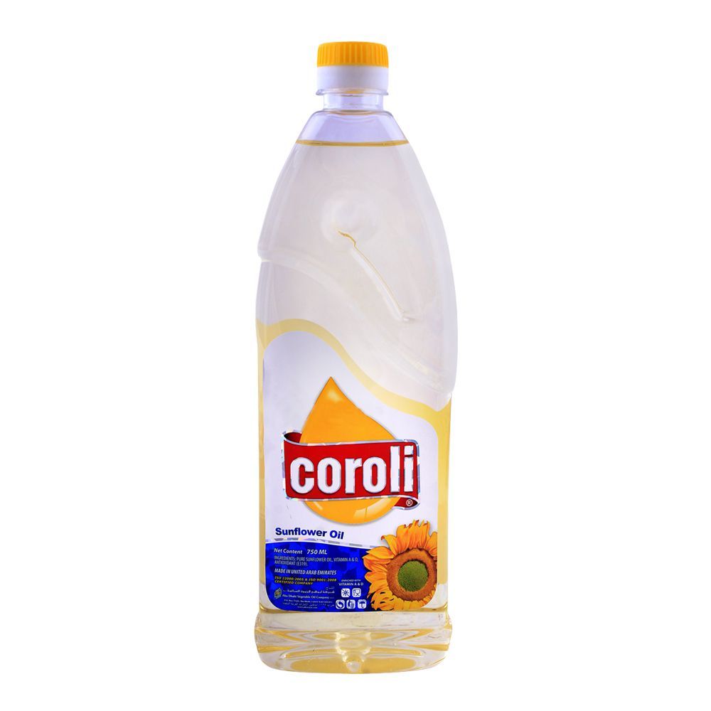 Buy Coroli Sunflower Oil 750ml Online in Pakistan – Shopaholic.pk