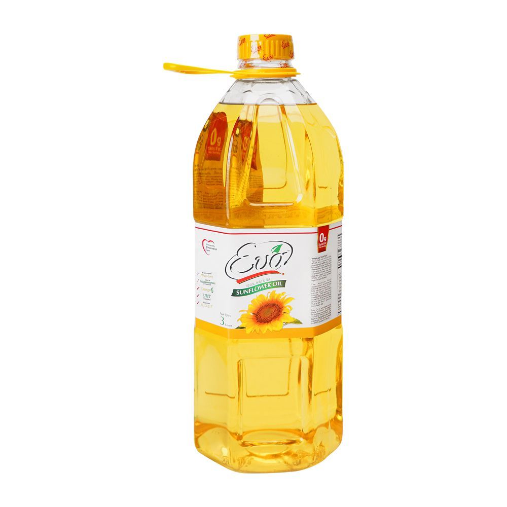 Buy Eva Sunflower Oil Bottle, 3 Liter Online in Pakistan – Shopaholic.pk
