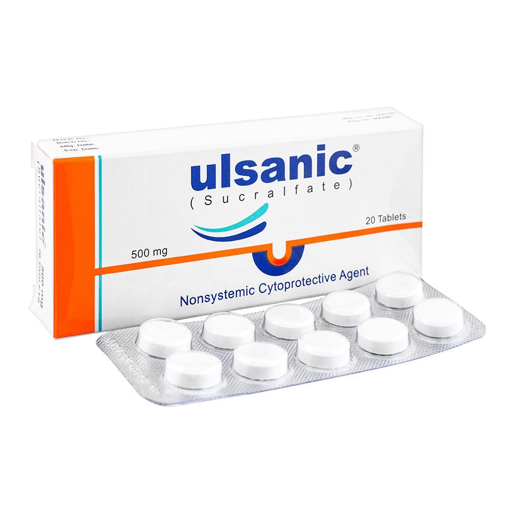 Buy Highnoon Laboratories Ulsanic Tablet, 500mg, 20-Pack – Shopaholic.pk
