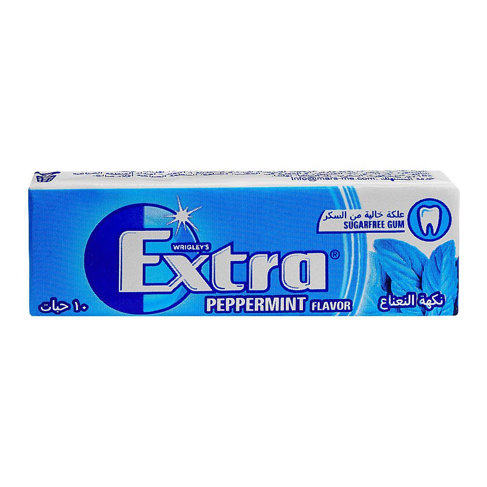 Wrigley's Extra Sugar-Free Peppermint Gum, 14g in Pakistan – Shopaholic.pk