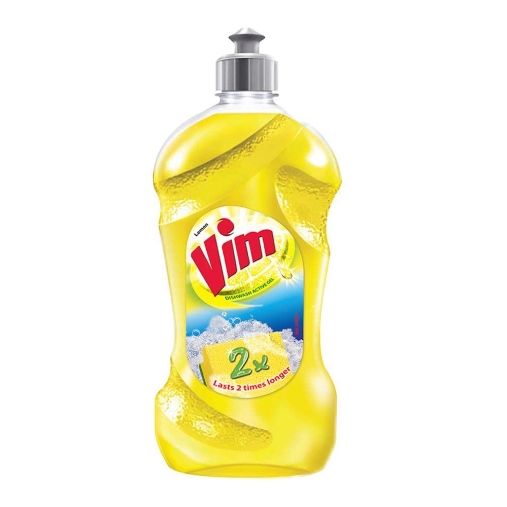 Buy Vim Lemon Dishwash Active Gel 500ml Online in Pakistan – Shopaholic.pk
