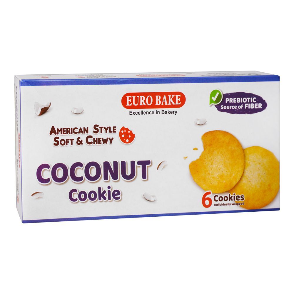 Buy Euro Bake Coconut Cookies, 6-Pack, 100g in Pakistan – Shopaholic.pk
