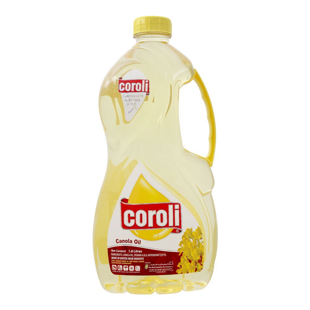 Buy Coroli Pure Canola Oil, 1.8 Liter Online in Pakistan – Shopaholic.pk