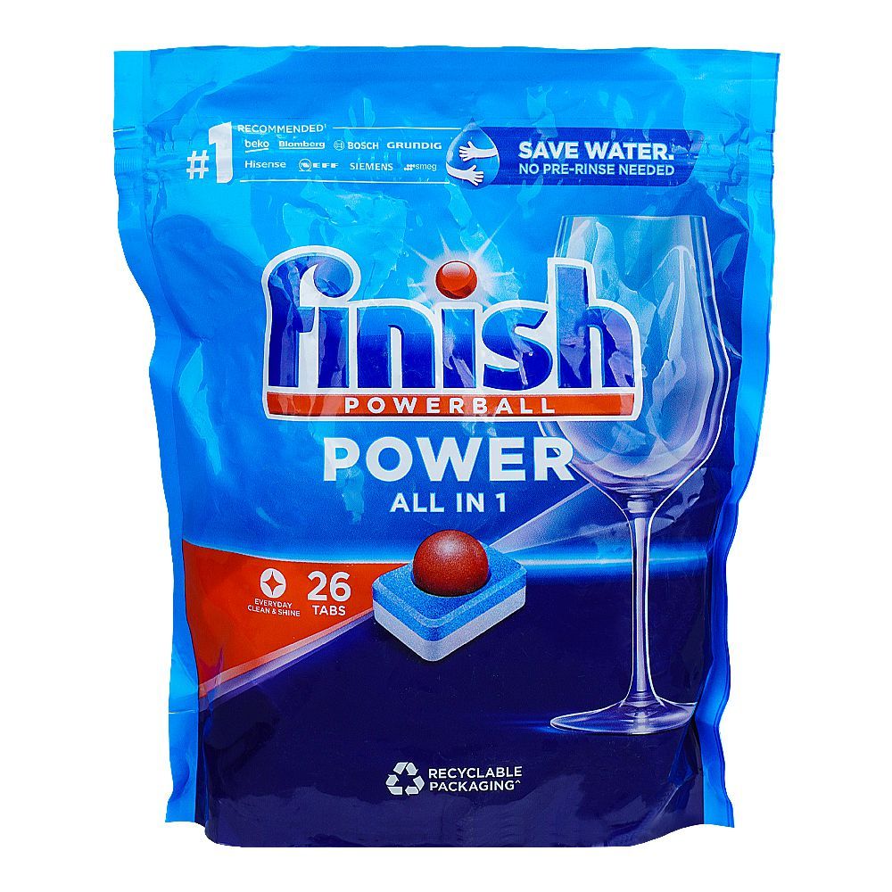 Buy Finish All-In-1 Power Ball Tablets, 416g in Pakistan – Shopaholic.pk