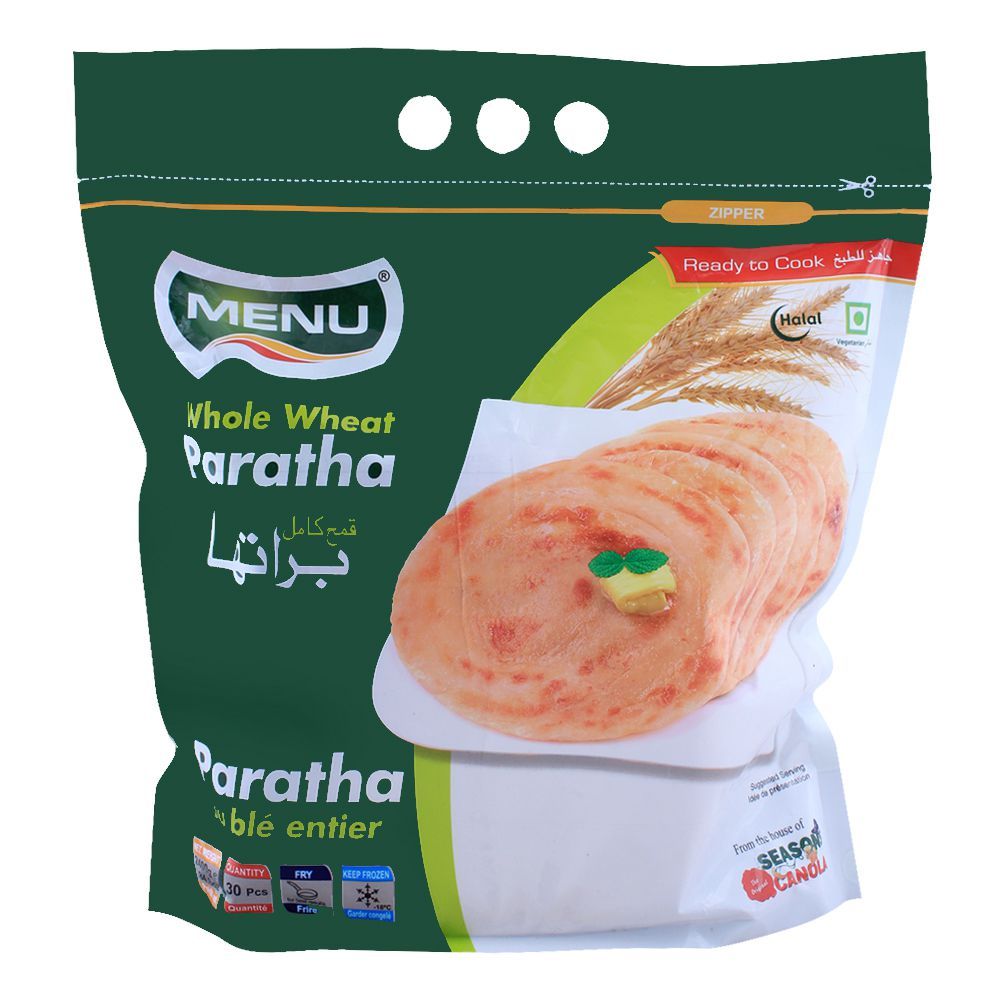 Buy Menu Whole Wheat Paratha, 30 Pieces Online in Karachi – Shopaholic.pk