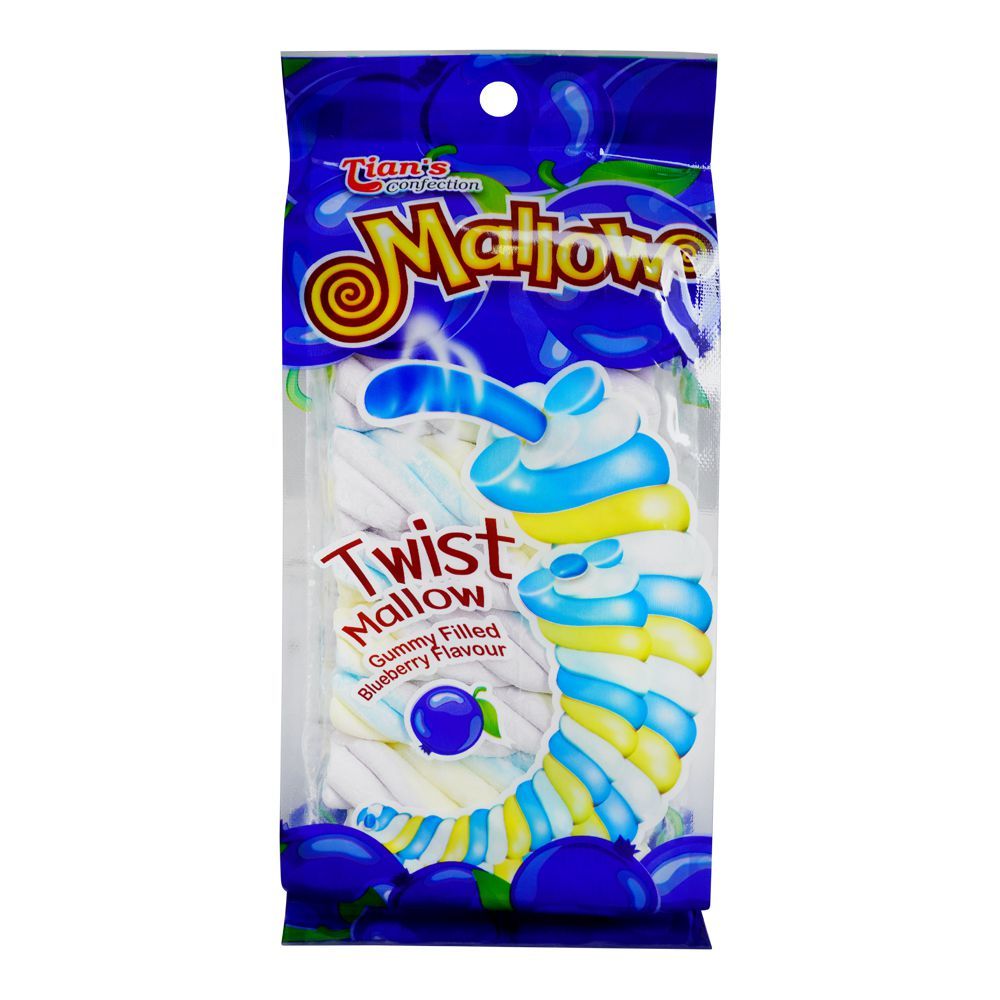 Buy Tian's Mallow Blueberry, Fluffy Long Marshmallow, 120g – Shopaholic.pk
