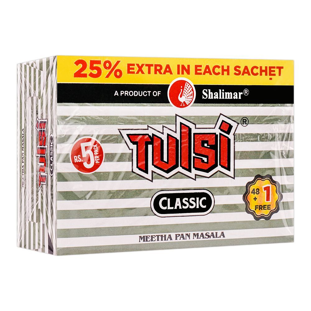 Buy Shalimar Tulsi Classic Supari, 48-Pack in Pakistan – Shopaholic.pk