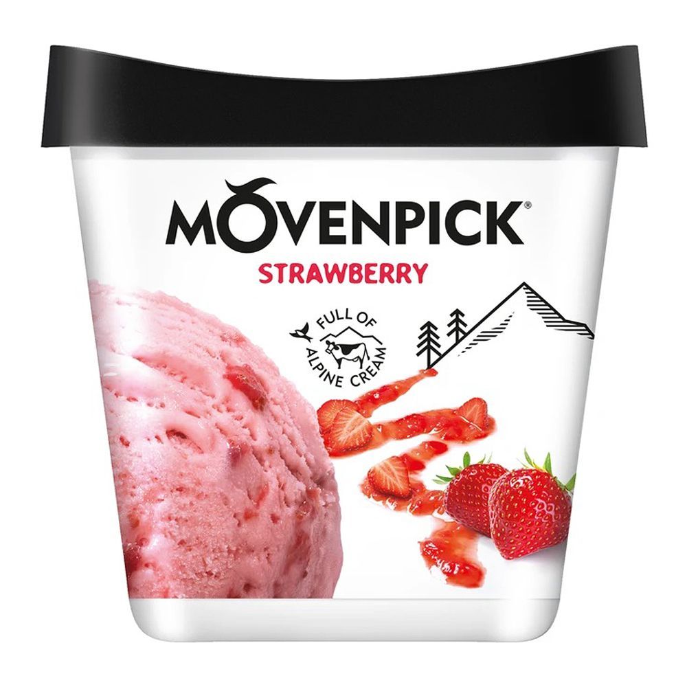 Buy Movenpick Strawberry Ice Cream, 500ml Online in Karachi – Shopaholic.pk