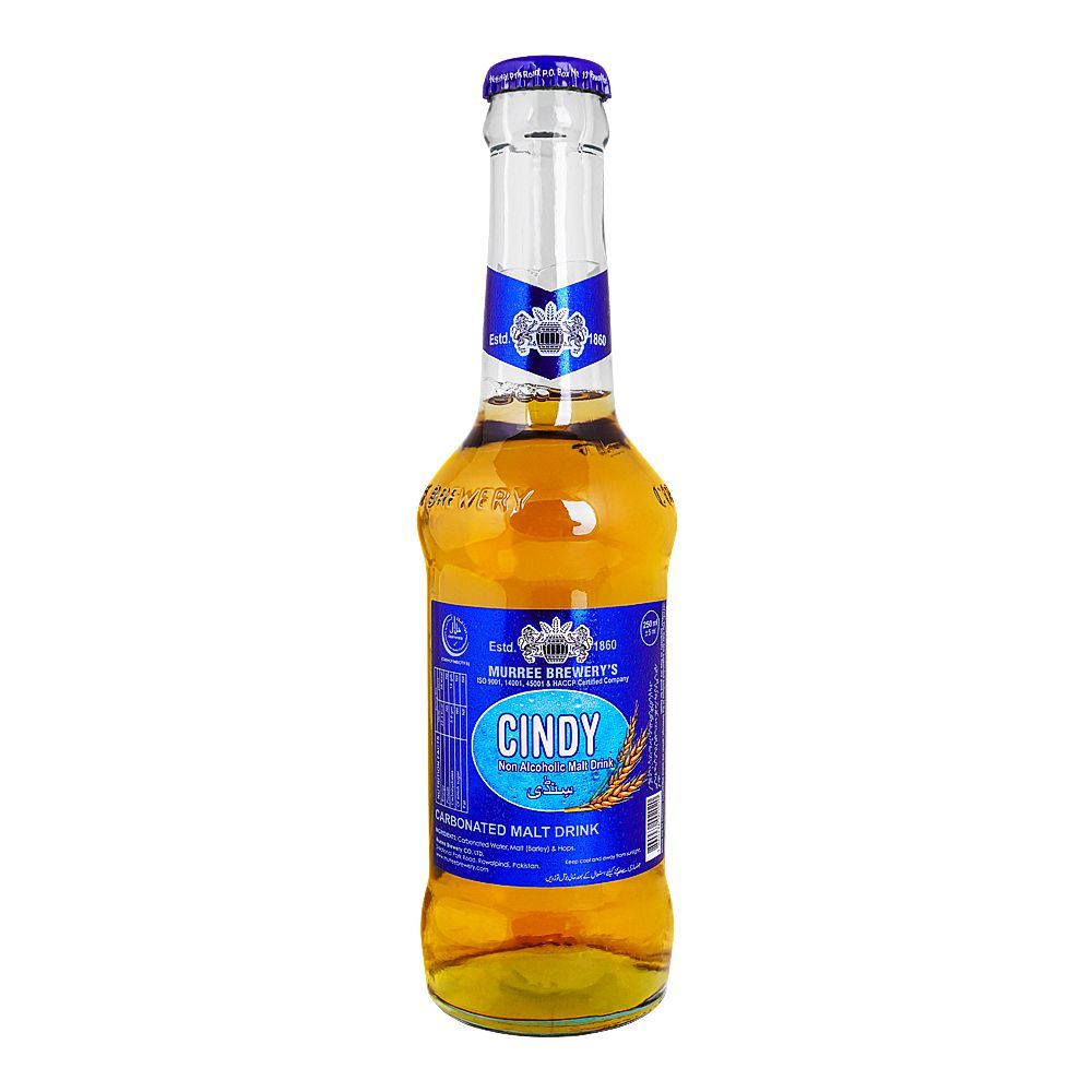 Buy Muree Brewery`S Cindy Malt 250ml Bottle in Karachi – Shopaholic.pk