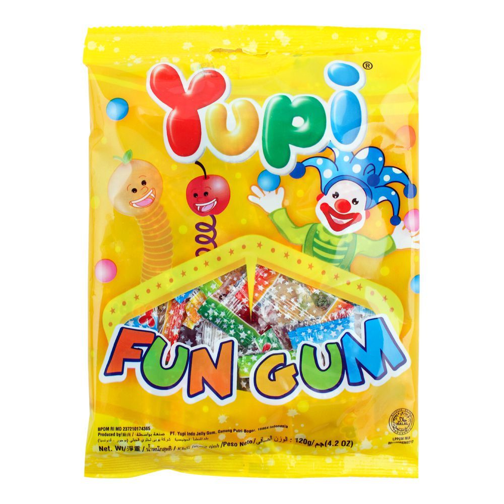 Buy Yupi Fun Gum Gummy, 120g Online in Pakistan – Shopaholic.pk