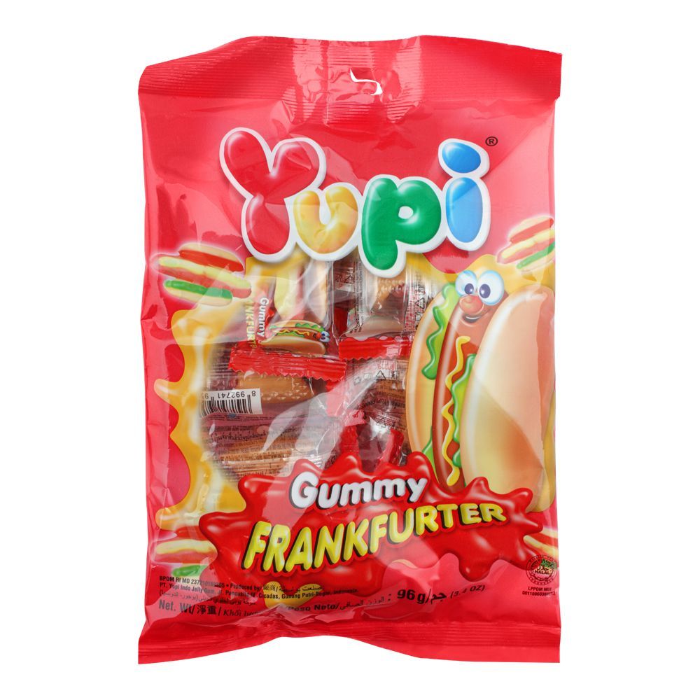 Buy Yupi Gummy Frankfurter, 96g Online in Pakistan – Shopaholic.pk
