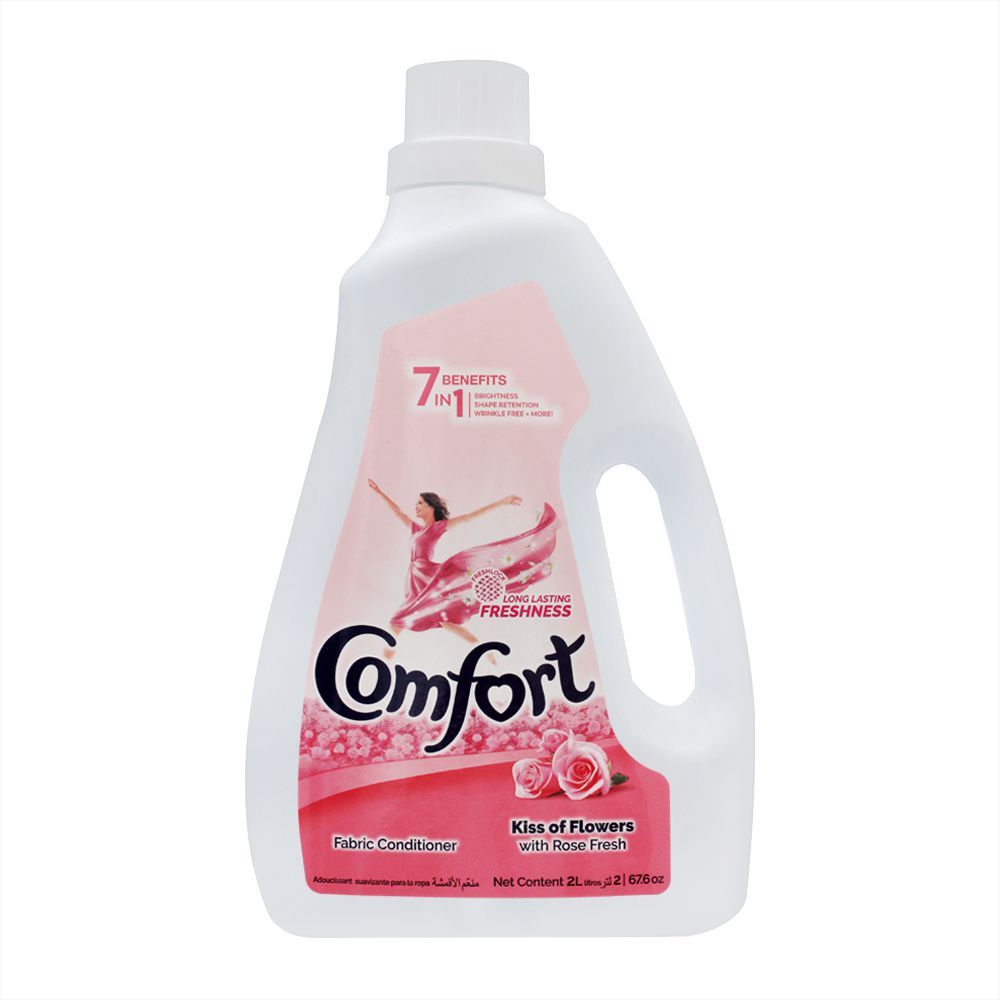 Buy Comfort Fabric Conditioner, Kiss Of Flowers, 2 Liters – Shopaholic.pk