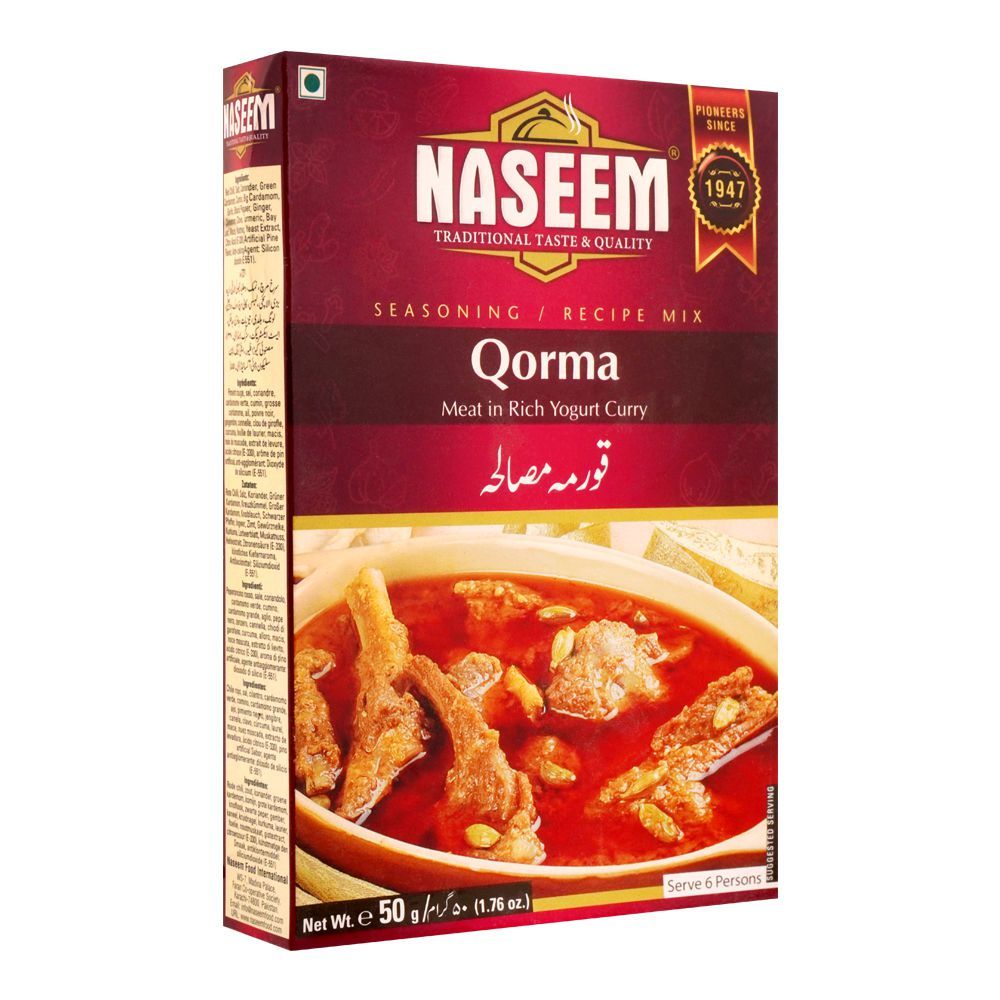 Buy Naseem Qorma Masala, 50g Online in Pakistan – Shopaholic.pk