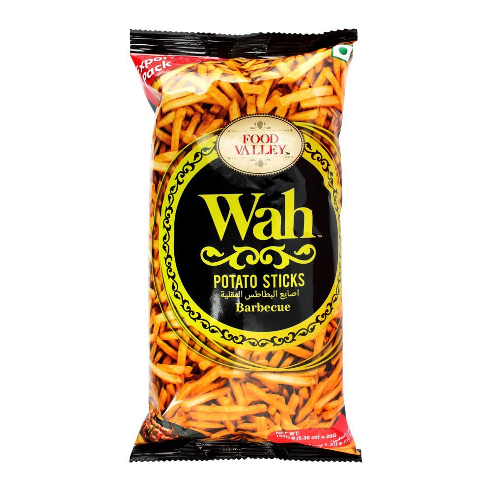 Buy Wah! Potato Sticks, Barbecue, 150g Online in Pakistan – Shopaholic.pk