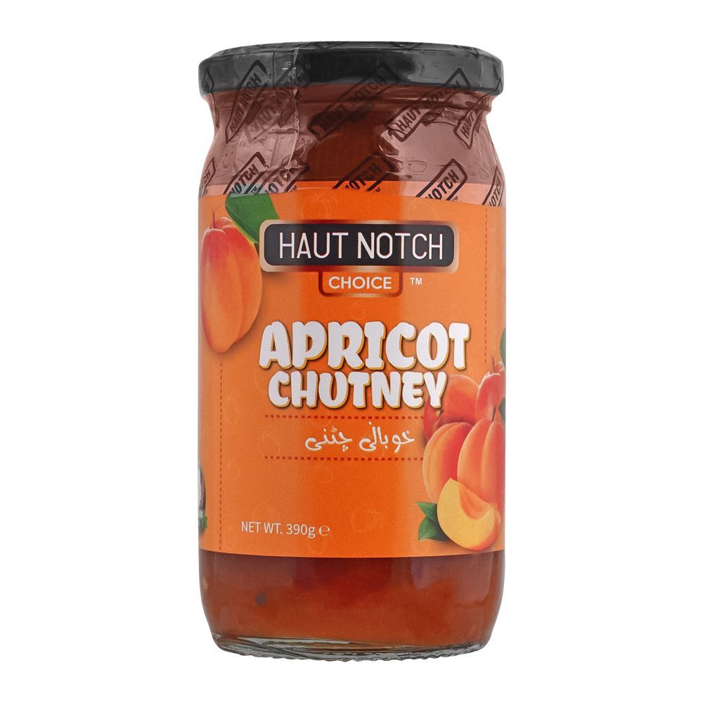 Buy Haut Notch Choice Apricot Chutney, 390g in Pakistan – Shopaholic.pk