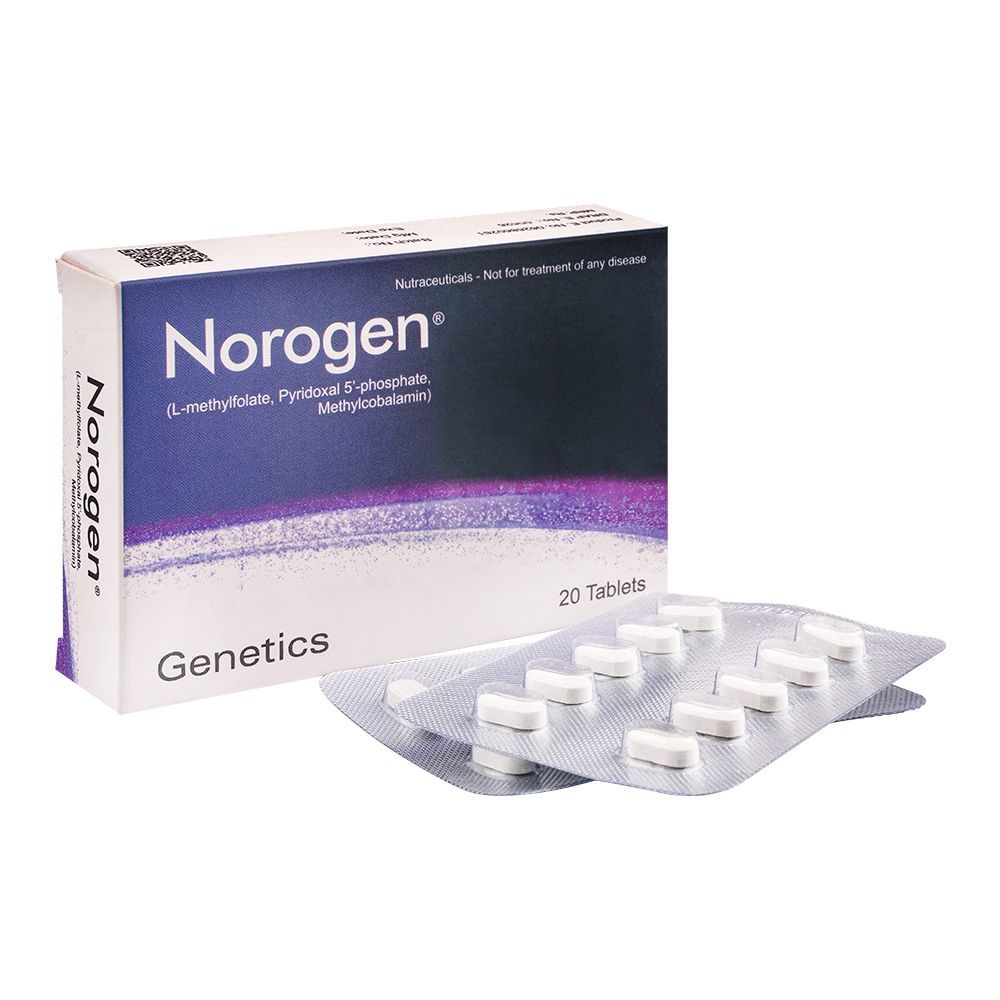 Genetics Pharmaceuticals Norogen Tablet, 20-Pack in Pakistan ...