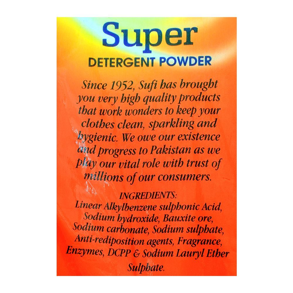 Buy Sufi Super Detergent Powder, 2 KG Online in Pakistan – Shopaholic.pk