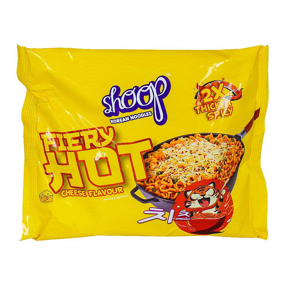 Buy Shan Shoop Korean Noodles Fiery Hot Cheese, 140g – Shopaholic.pk