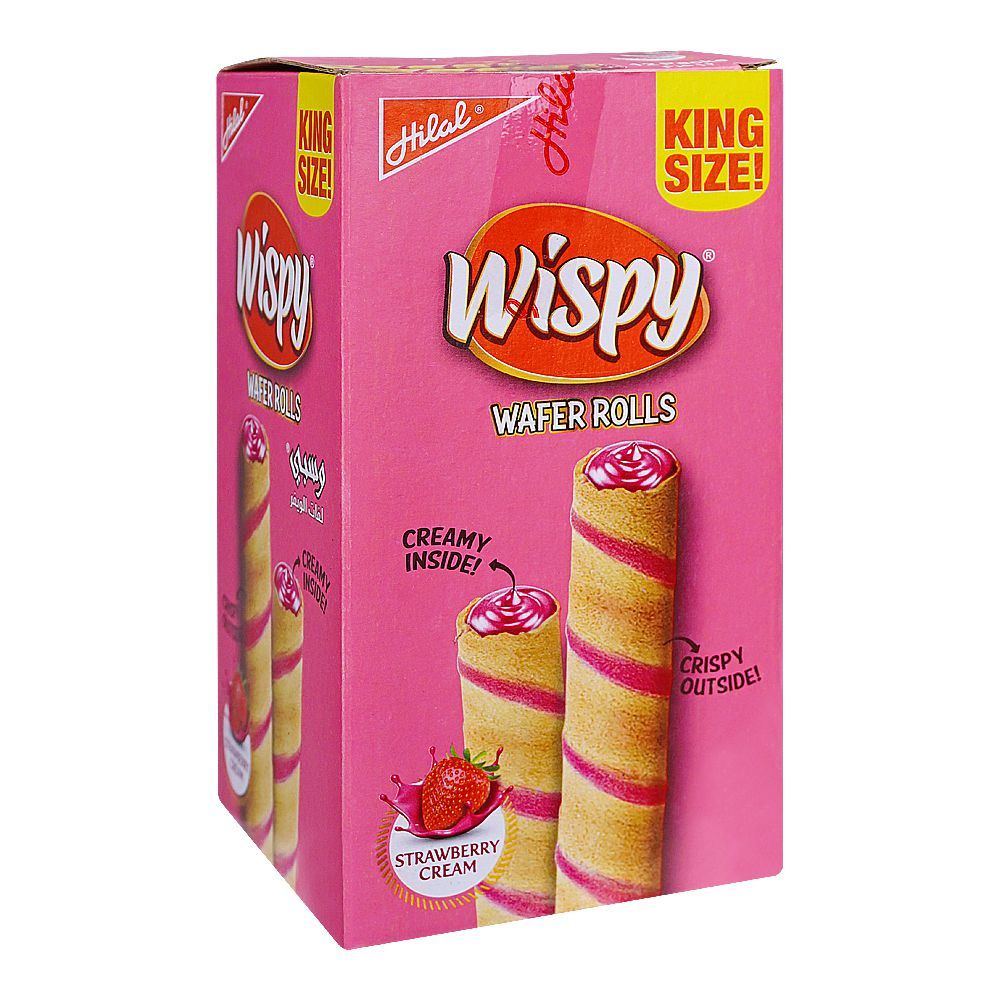 Buy Hilal Wispy Crispy Wafer Twin Strawberry in Pakistan – Shopaholic.pk
