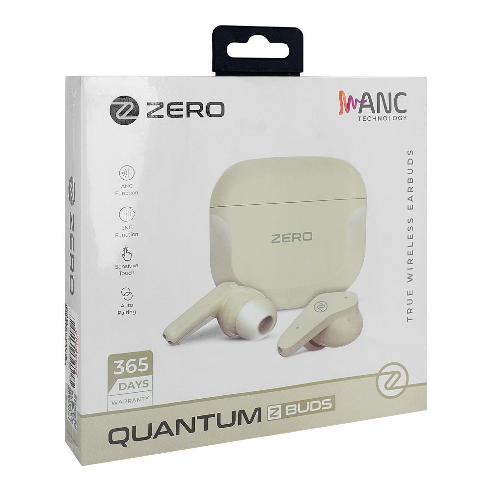 Buy Zero Quantum Z Buds True Wireless Earbuds, Calm Beige – Shopaholic.pk
