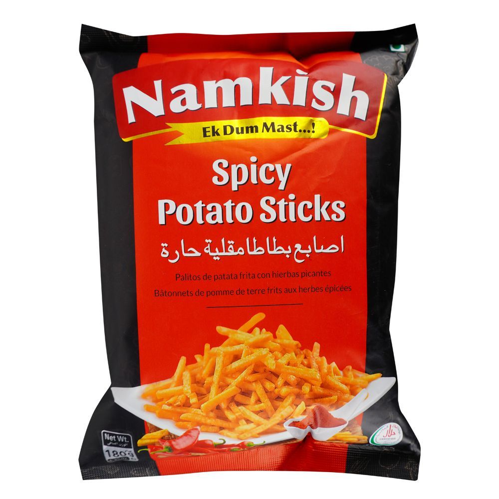 Buy Namkish Spicy Potato Sticks, 180g Online in Pakistan – Shopaholic.pk