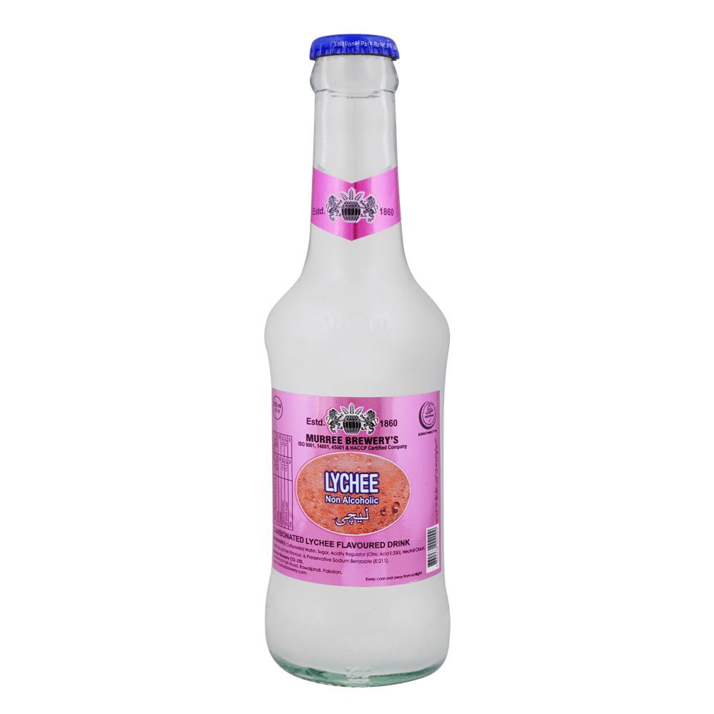 Buy Murree Brewery's Carbonated Lychee Drink Bottle, 250ml – Shopaholic.pk