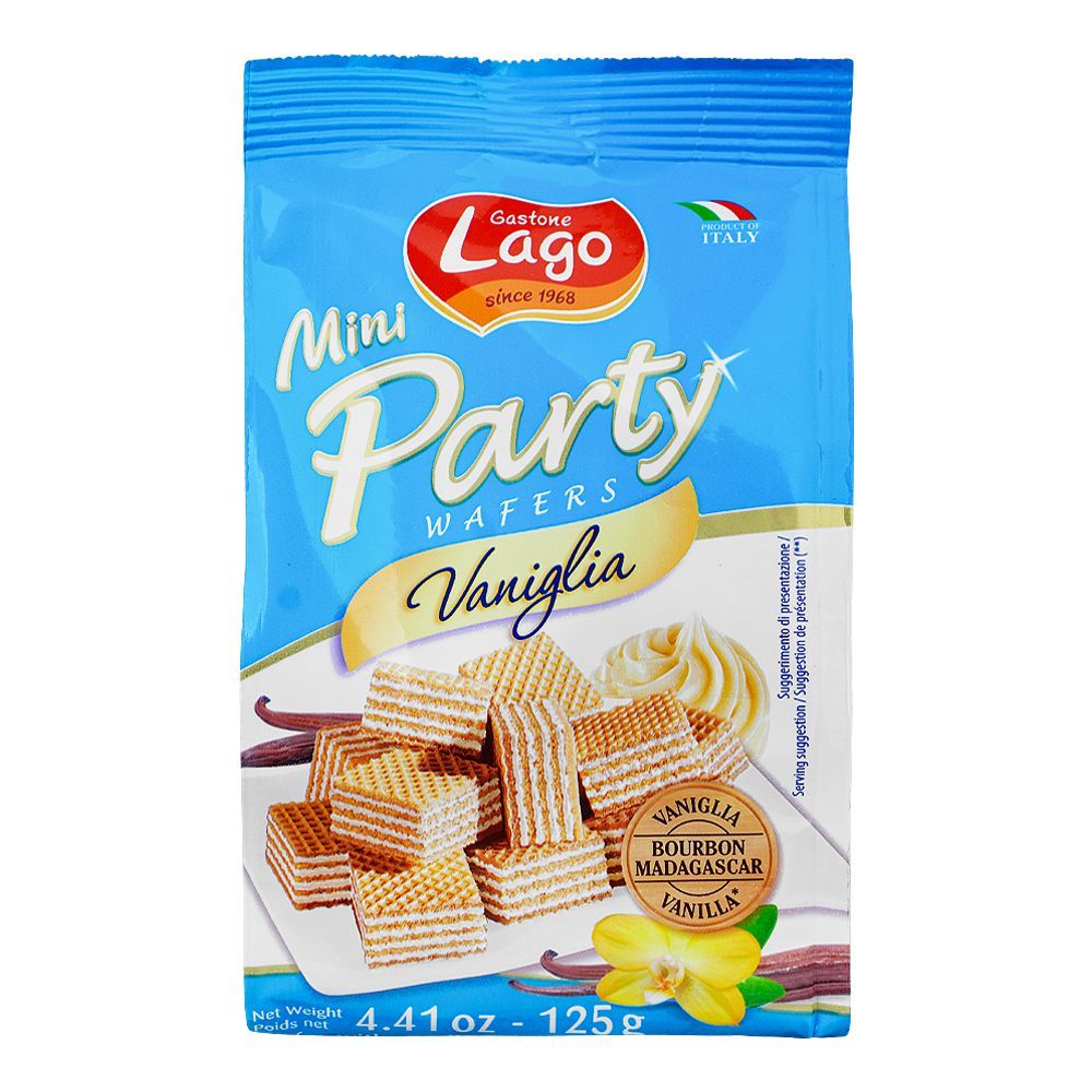 Buy Lago Mini Party Vanilla Cream Wafers, 125g in Pakistan – Shopaholic.pk