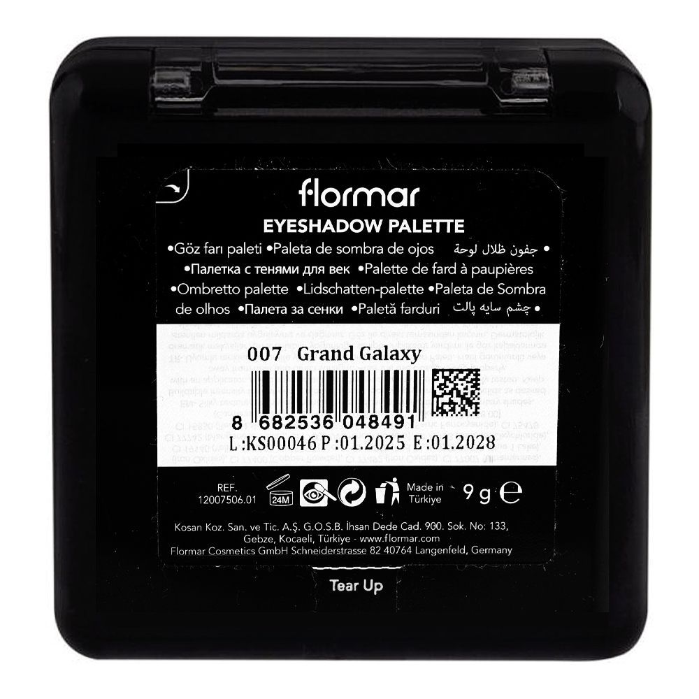 Buy Flormar Eye Shadow Palette, 007 Grand Galaxy, 9-Pack in Pakistan ...