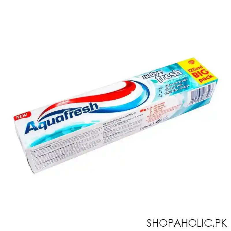 Buy Aquafresh Active Fresh With Menthol Toothpaste, 125ml – Shopaholic.pk