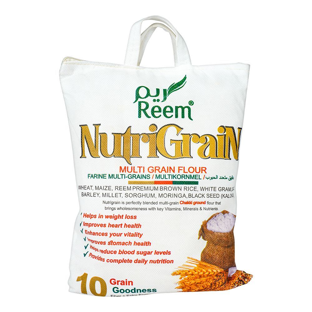 Buy Reem Nutrigrain Multi Grain Flour Mix, 2 KG in Pakistan – Shopaholic.pk