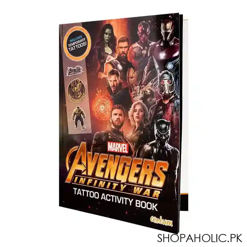 Buy Avengers Infinity War Tattoo Activity Book in Pakistan – Shopaholic.pk