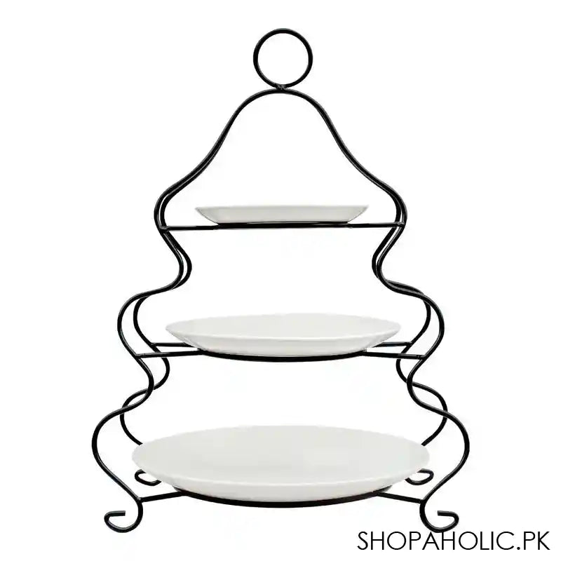 Buy Brilliant 3-Layer Plate Set With Iron Stand in Pakistan – Shopaholic.pk