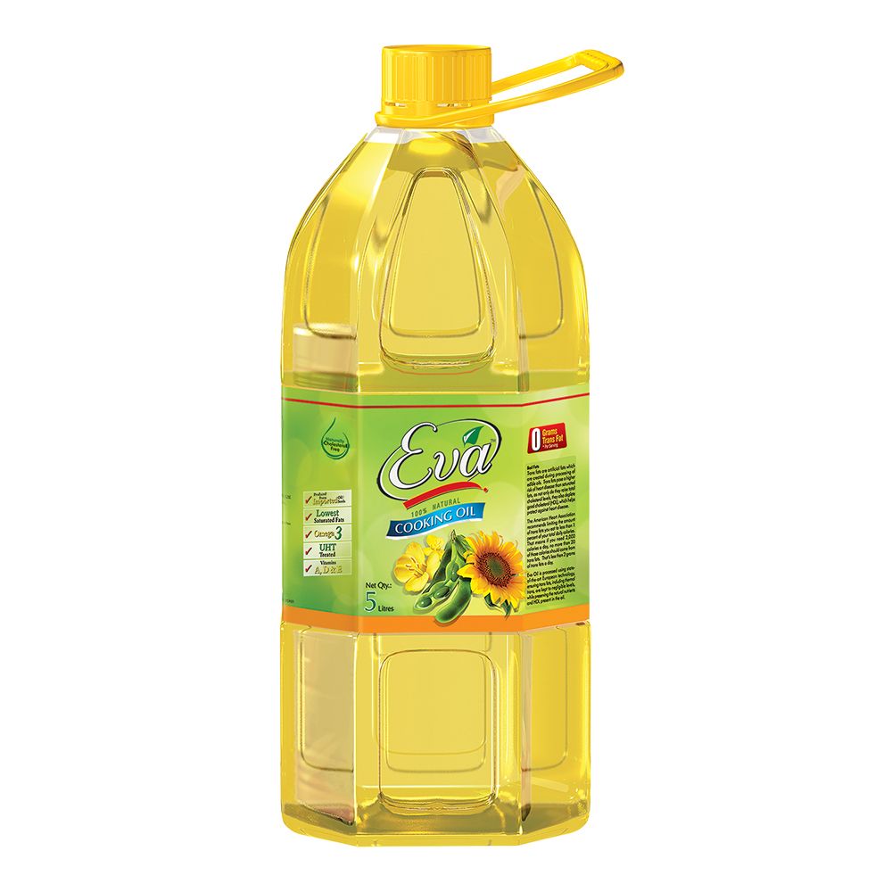 Buy Eva Cooking Oil 5 Litres Bottle Online in Karachi – Shopaholic.pk