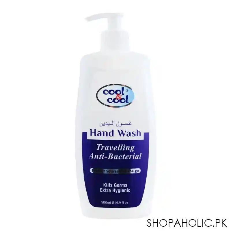 Buy Cool & Cool Travelling Anti-Bacterial Hand Wash, 500ml – Shopaholic.pk