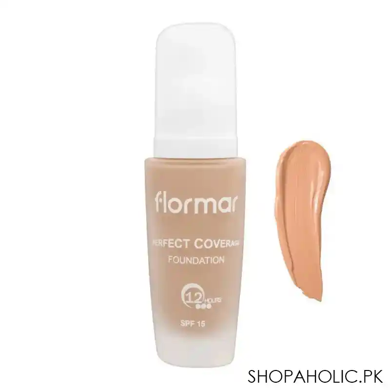 Buy Flormar Perfect Coverage Foundation 100 Light Ivory 30ml ...