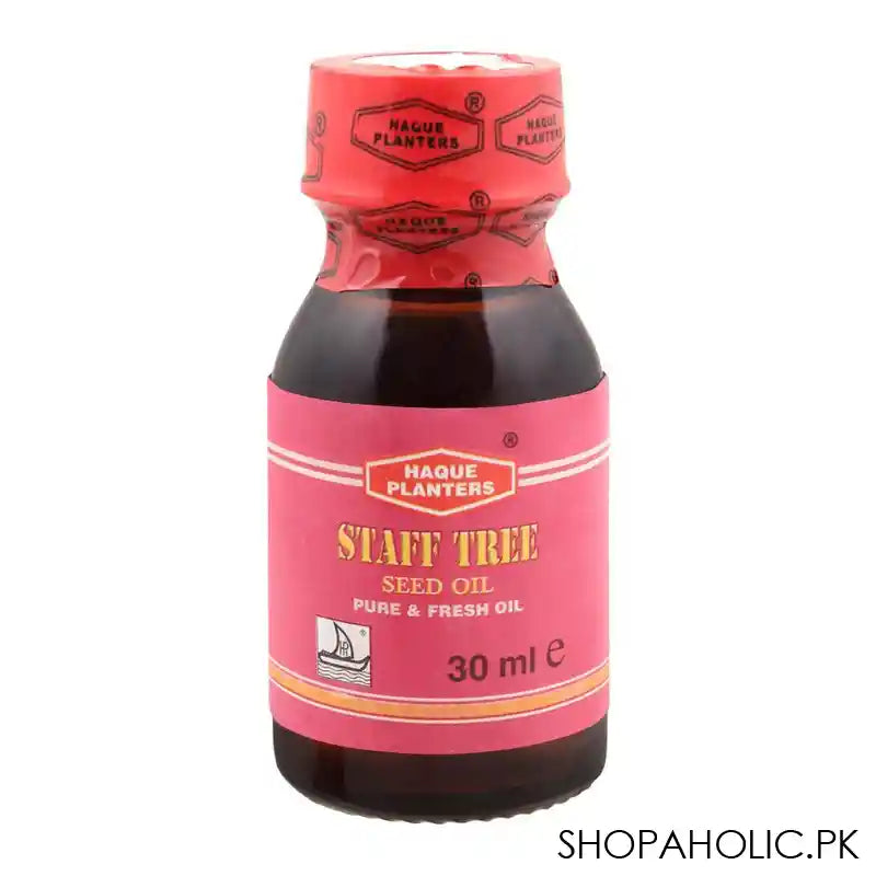 Buy Haque Planters Staff Tree Seed Oil 30ml in Pakistan – Shopaholic.pk