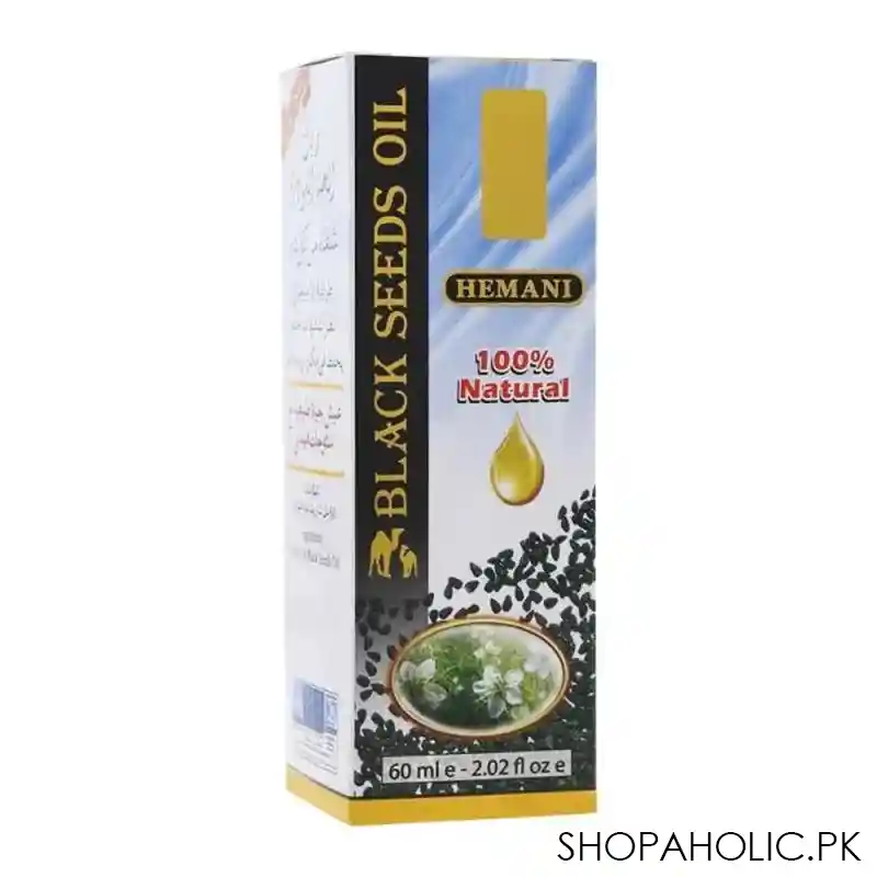 Buy Hemani Black Seed Oil 60ml at Best Price in Pakistan – Shopaholic.pk