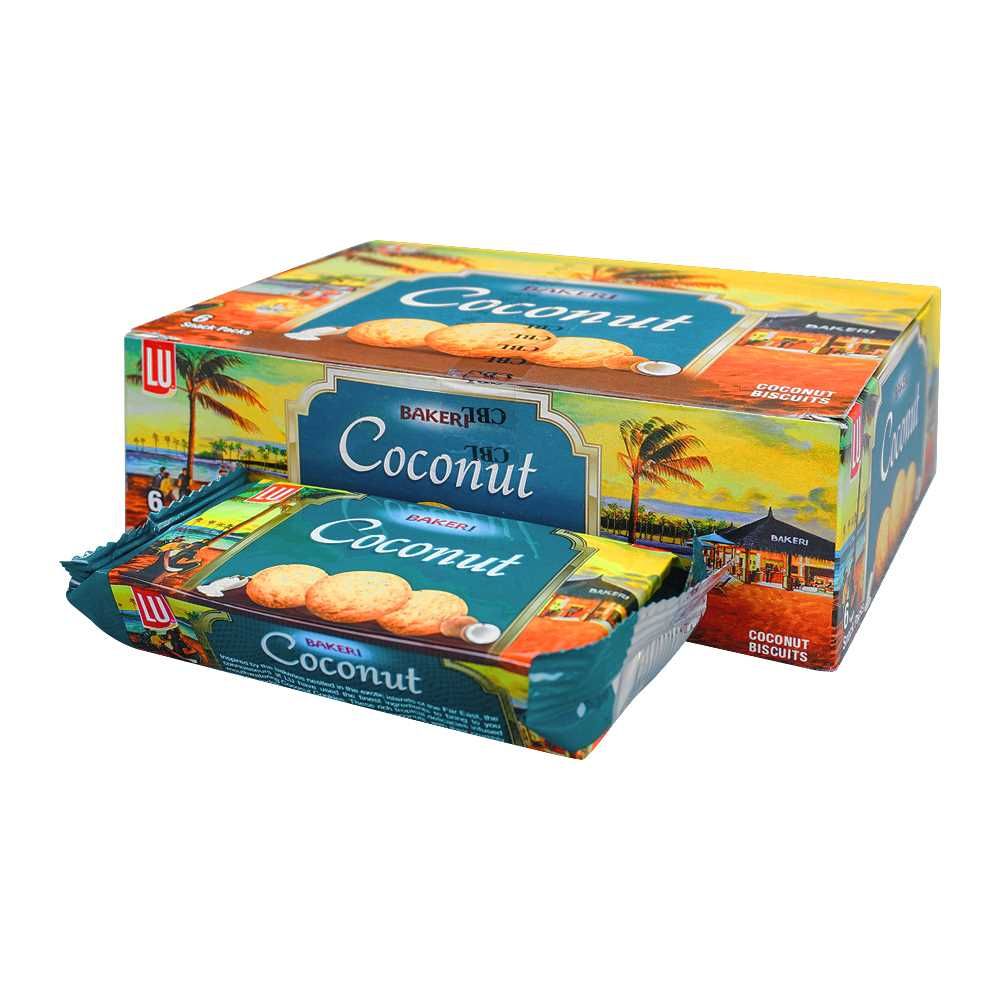 Buy LU Bakeri Coconut Cookies, 6 Snack Packs in Pakistan – Shopaholic.pk