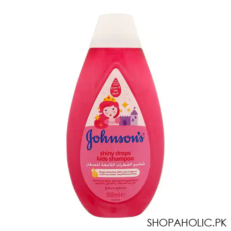 Buy Johnson's Shiny Drops Kids Shampoo 500ml in Pakistan – Shopaholic.pk