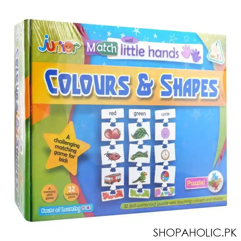 Junior Match With Little Hands for 3+ Years Colours & Shapes ...