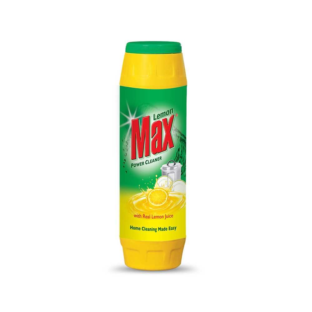 Buy Lemon Max Power Cleaner, Dishwash Powder, Bottle, 450g – Shopaholic.pk